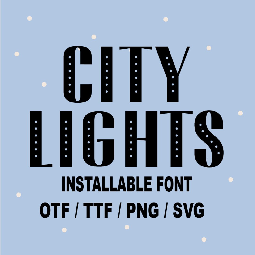 Dot Font TTF, Polka Dot Letters Svg, Cute Dot Font Svg, Polka Dot ...