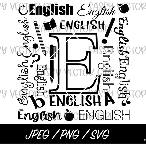 English Teacher Svg - Etsy