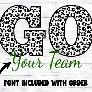 Go Svg, Go Leopard Print Svg, Go Team Png, Go Cheetah Svg, Go Leopard ...