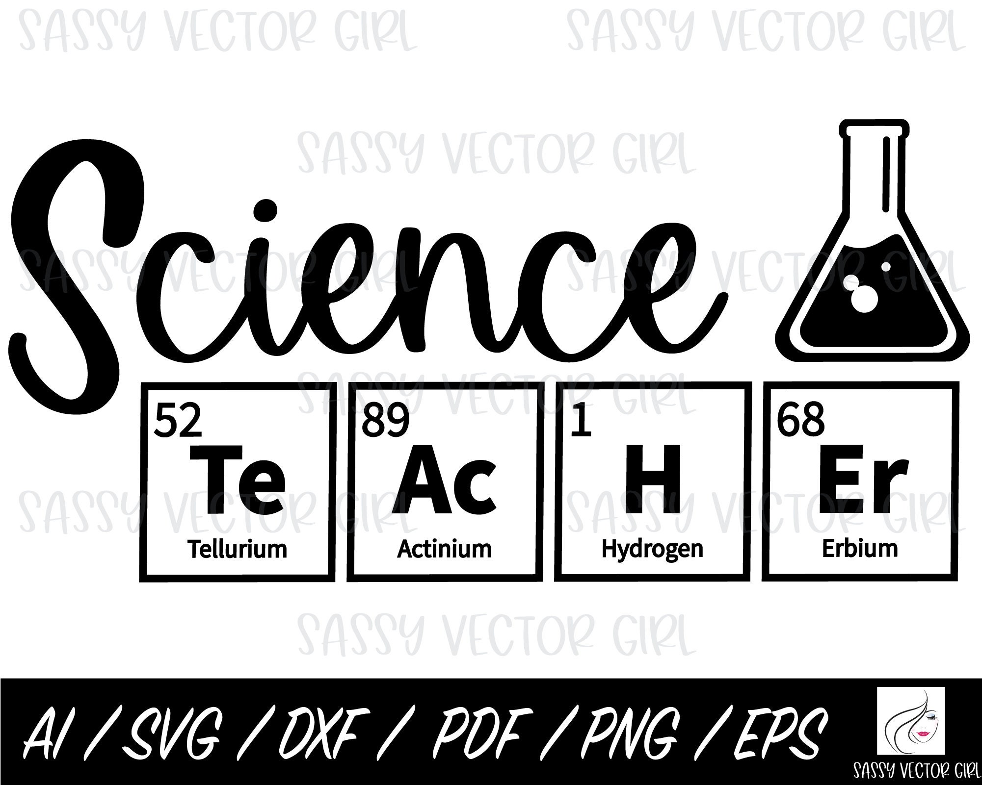 Science Teacher SVG Periodic Table Teacher Png Science Cut - Etsy Canada