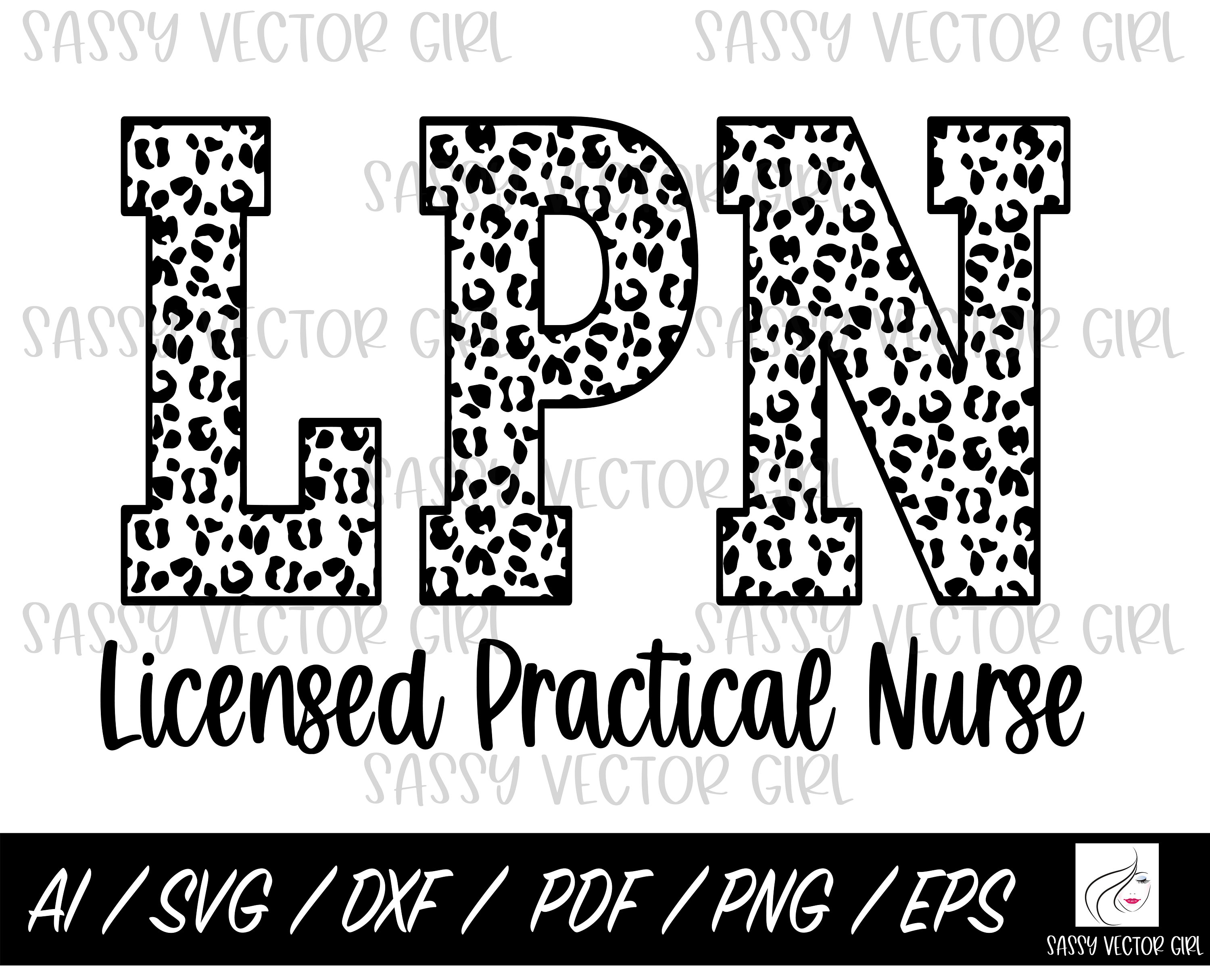 LPN Nurse Svg, Licensed Practical Nurse Cut File, LPN Shirt Design ...