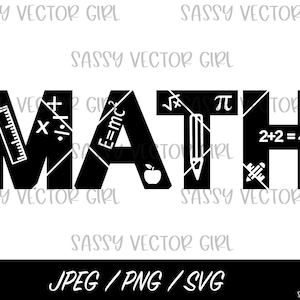 Math SVG, Math Teacher Png, Cut File, Math Shirt Svg, Cut Files, Cricut ...