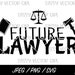Future Lawyer Svg, Future Lawyer Png, Law School Cut File, Digital ...