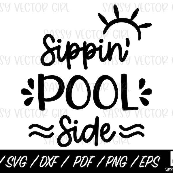 Pool Svg - Etsy