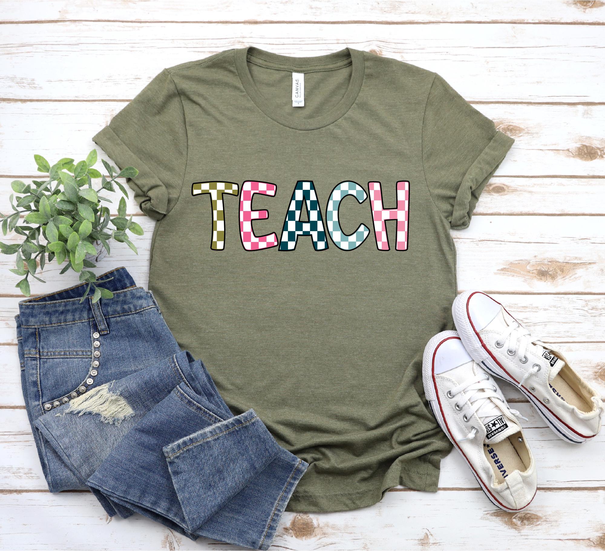 Teacher Checkered Png, Teach Check Svg, Retro Teacher Png, Checkered ...