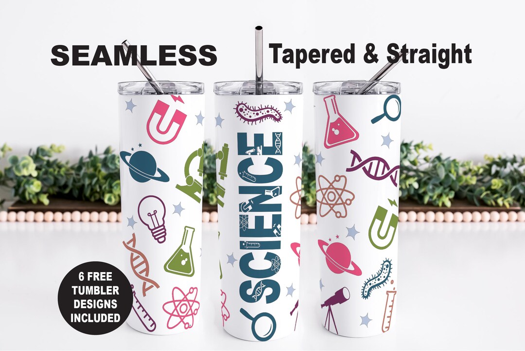 Science Teacher 20oz Sublimation Tumbler Design, Science PNG Tumbler ...
