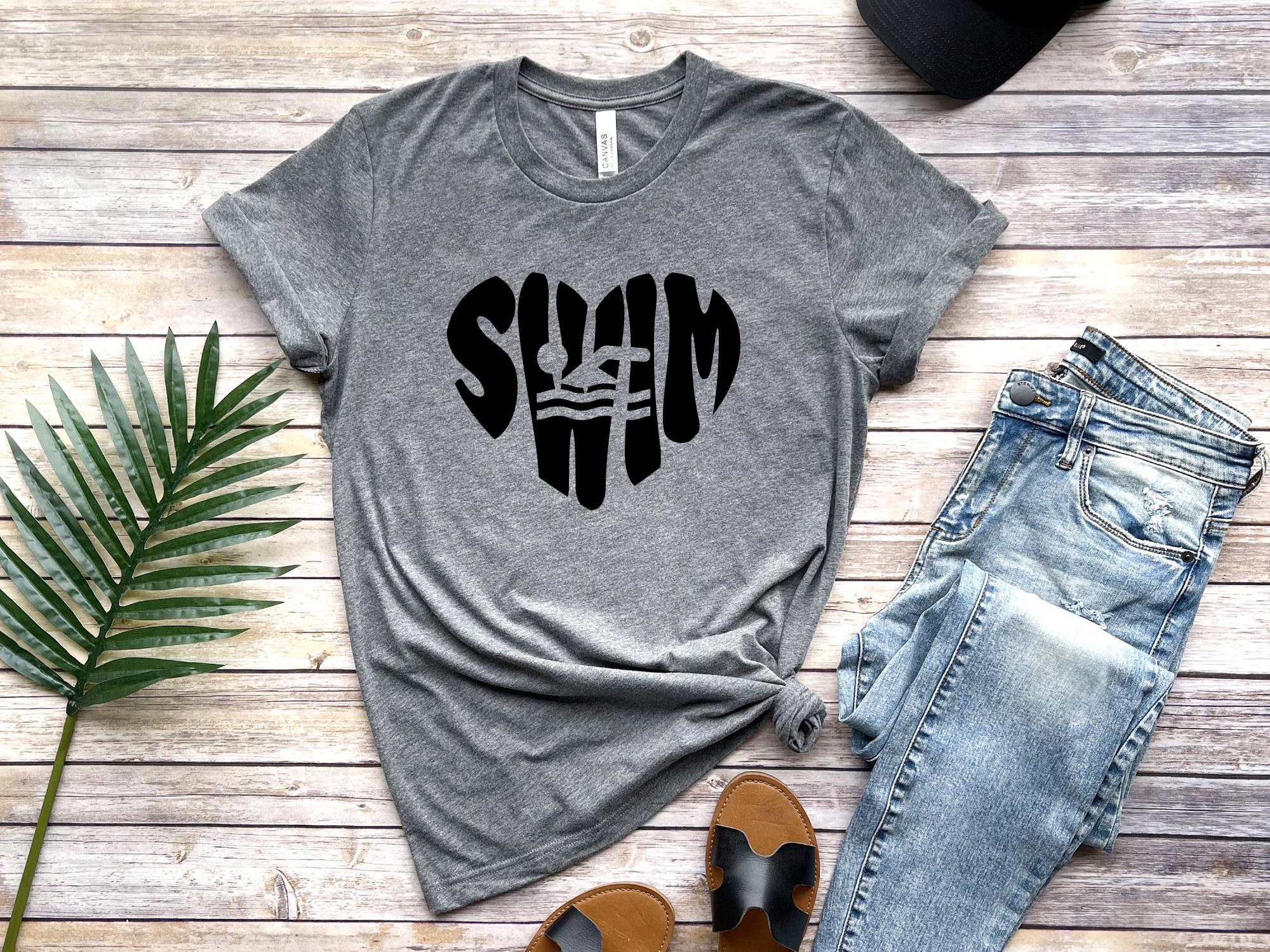 Swim Svg, Swim Heart Svg, Swim Shirt Svg, Swim Mom Svg, Swiming Team ...