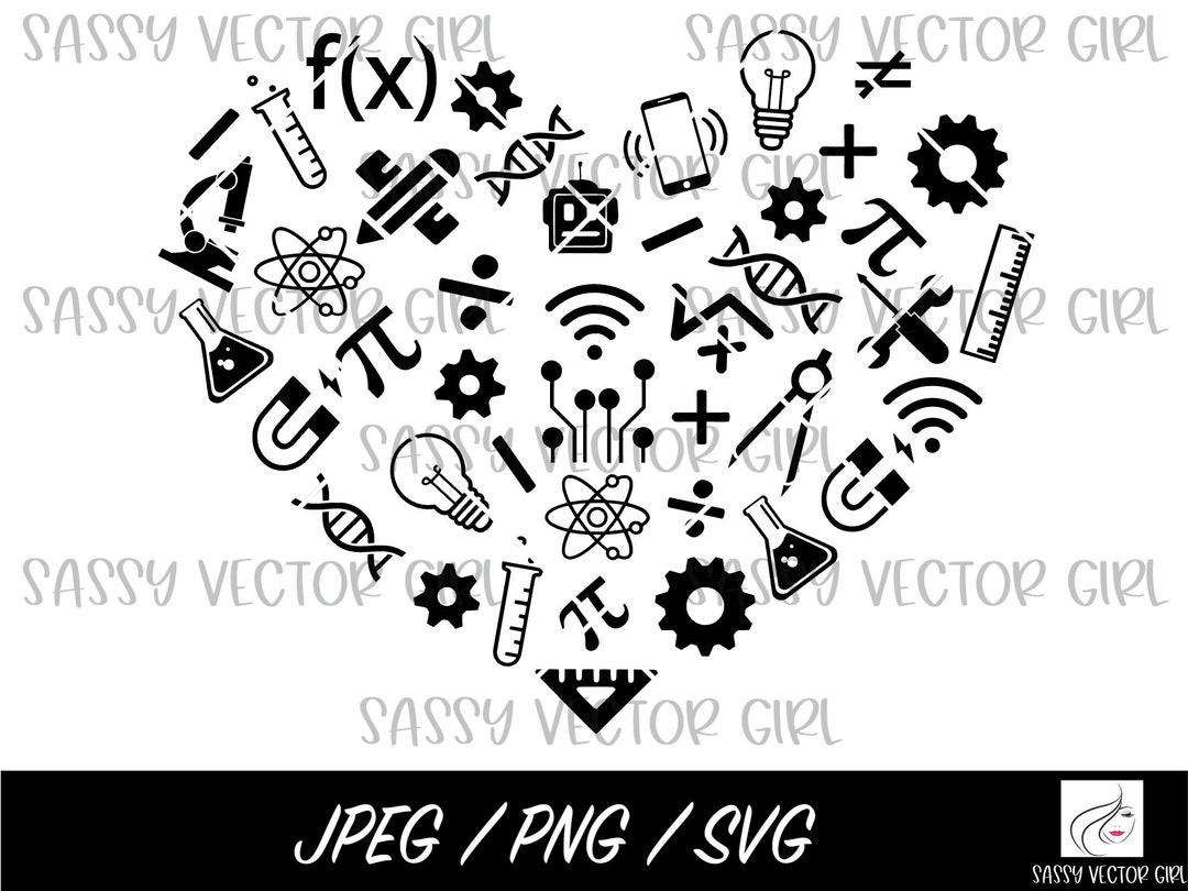 Stem Svg, Steam Svg, Stem Heart Png, Science Svg, Stem Shirt Png ...