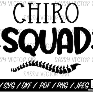 Chiro Squad Svg, Chiropractor Svg, Chiropractor Png, Chiropractic ...