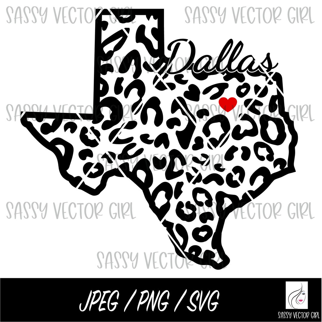 Dallas Texas Svg, Dallas Svg, Dallas Png, Dallas Leopard Shirt Png ...