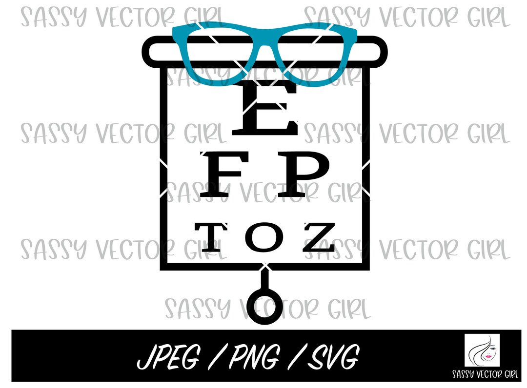 Eye Chart Svg, Glasses Png, Optometry Svg, Optometrist Png ...