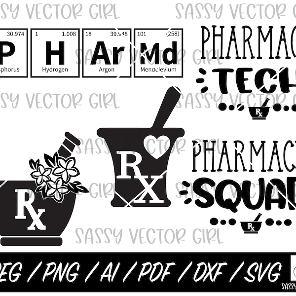 Pharmacy Svg - Etsy