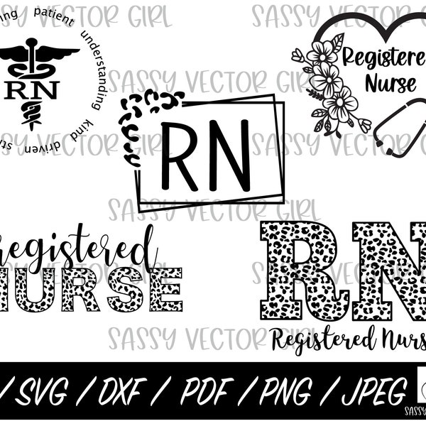 Rn Svg - Etsy