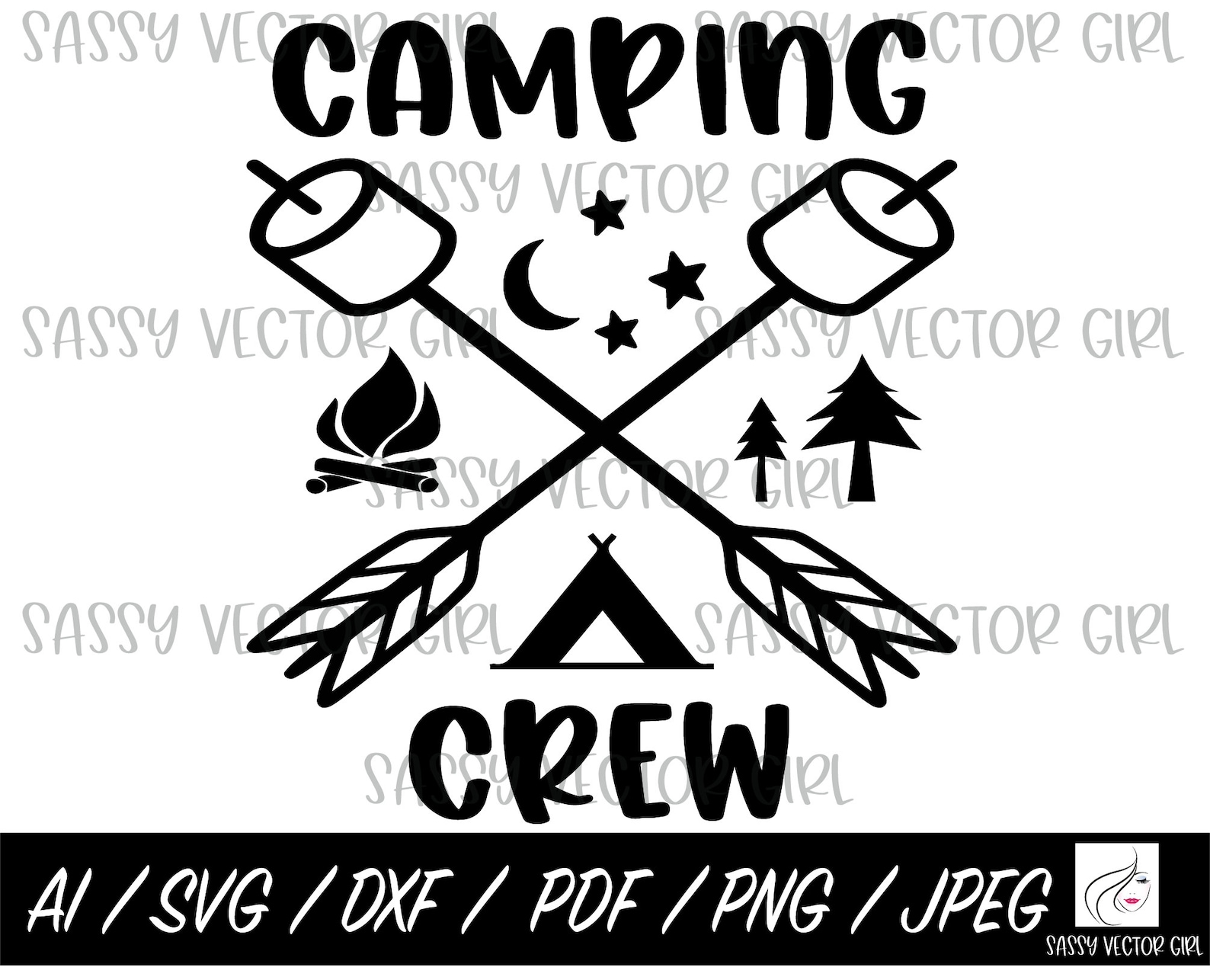 Camping Crew Svg, Camping Svg, Family Camping Svg, Camping Trip Png ...
