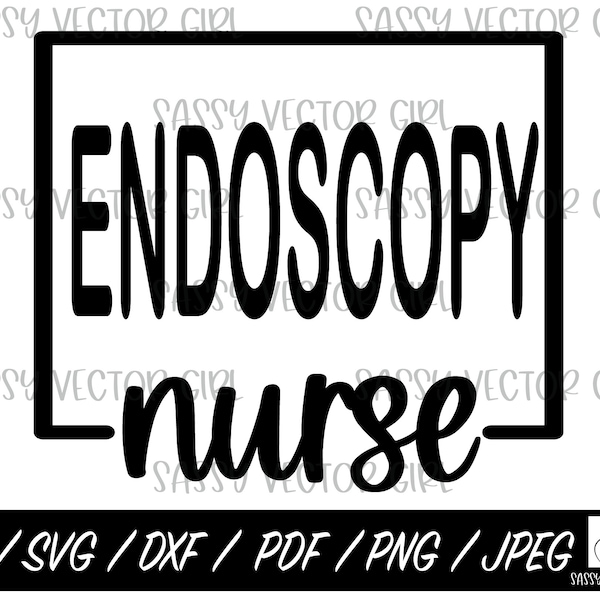 Endoscopy Tech Svg - Etsy