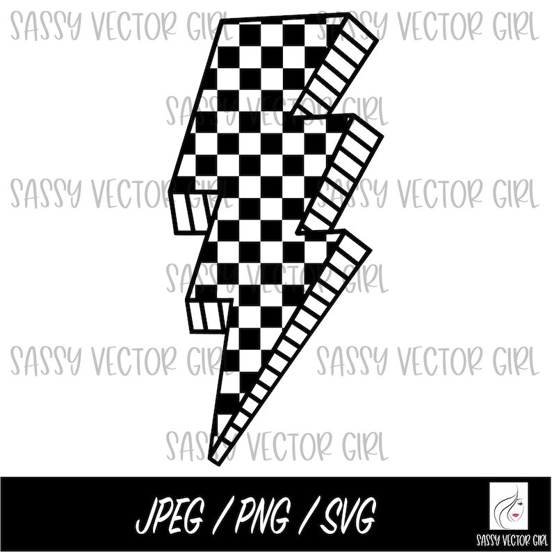 Rayo a cuadros (SVG), Rayo de tablero de ajedrez (PPT), Camiseta con ...