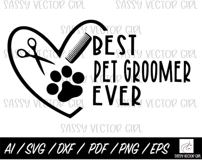 Dog Groomer SVG, Dog Groomer Png, Pet Groomer Png, Dog Groomer Cut File ...