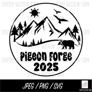 Pigeon Forge SVG, Tennessee Trip Png, Mountain Trip 2025 Cut File for ...