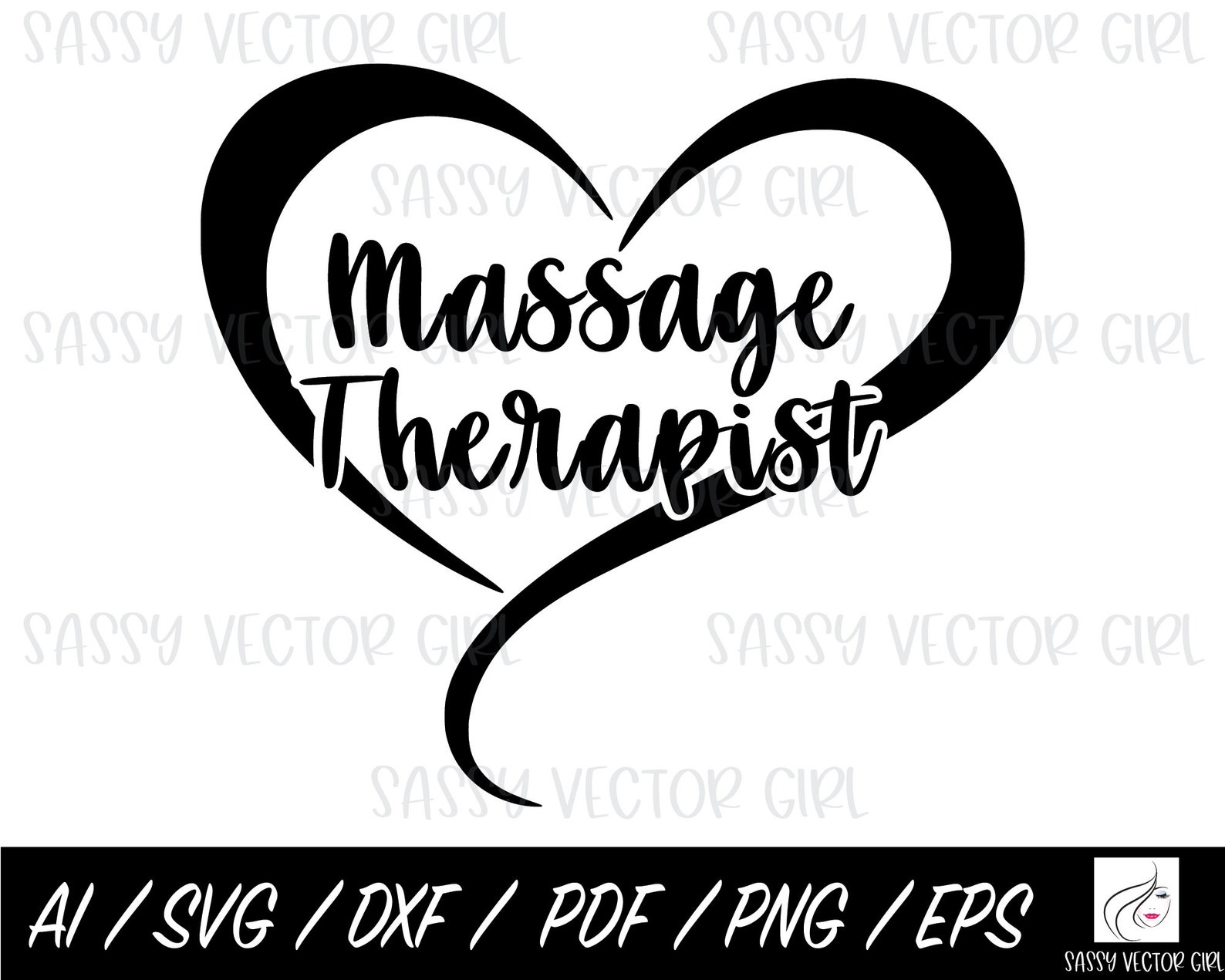Massage Therapist SVG, Masseuse Svg, LMT Svg, Massage Therapist Heart ...