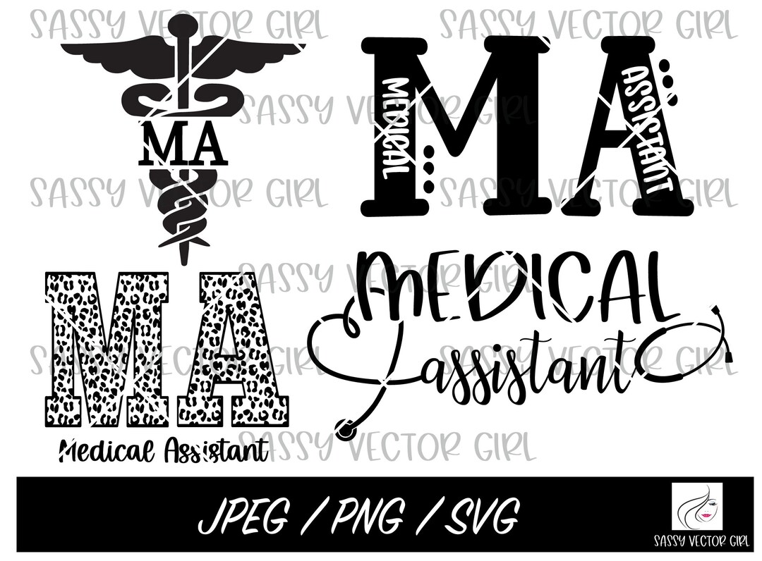 MA Svg Bundle, Medical Assistant Svg, Ma Shirt Design, Ma Png, Instant Download, Shirt Design ...