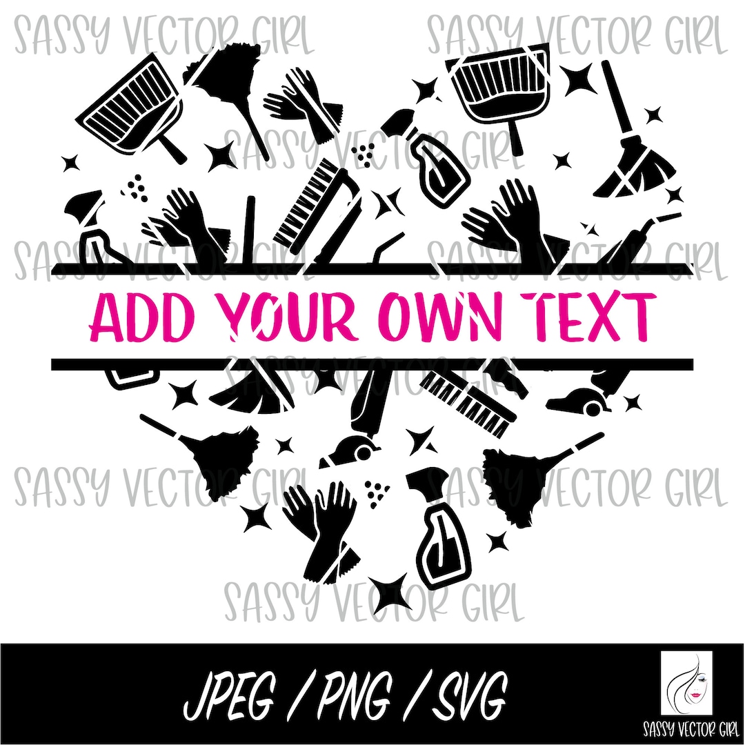 Housekeeper SVG, Housekeeping Split Frame Monogram Svg Housekeeper Png ...