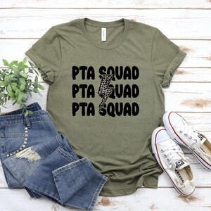 PTA Squad Svg, PTA Svg, Pto Png, Parent Teacher Appreciation Svg, Pta Shirt Png, Instant ...
