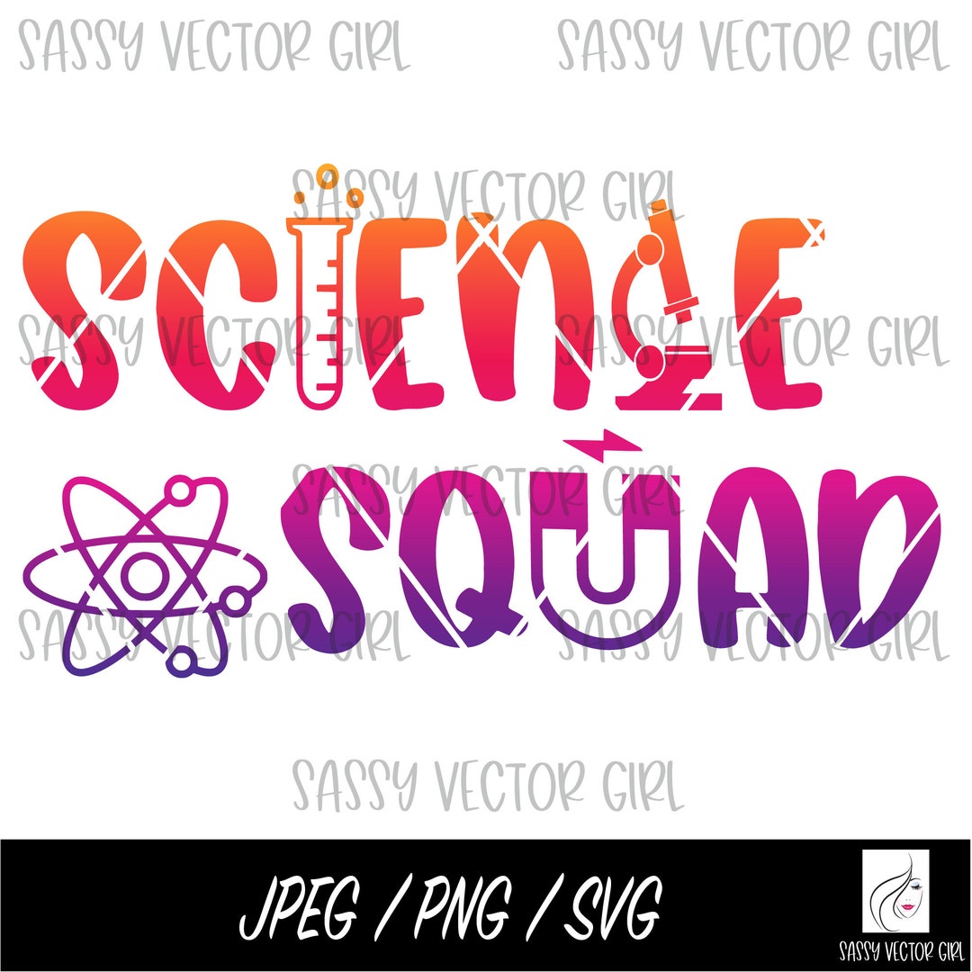 Science Squad Png, Science Teacher SVG, Science Teacher Png, Science ...
