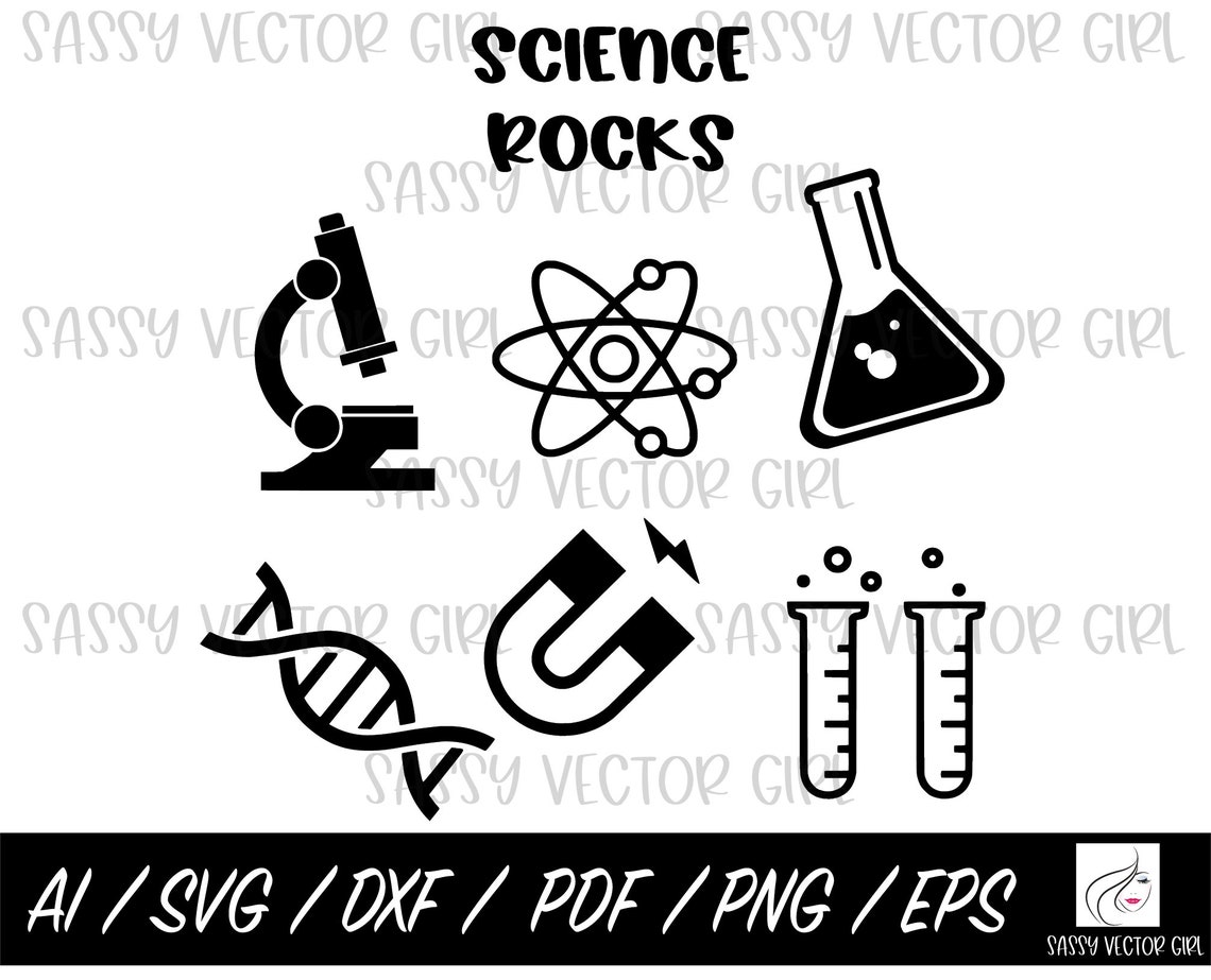 Science Bundle Svg Science Teacher SVG Science Clipart Png | Etsy