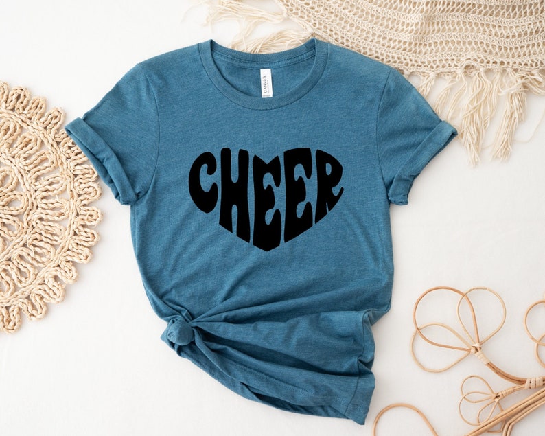 Cheer Svg, Cheer Heart Svg, Cheerleading Svg, Instant Download, Cheer ...