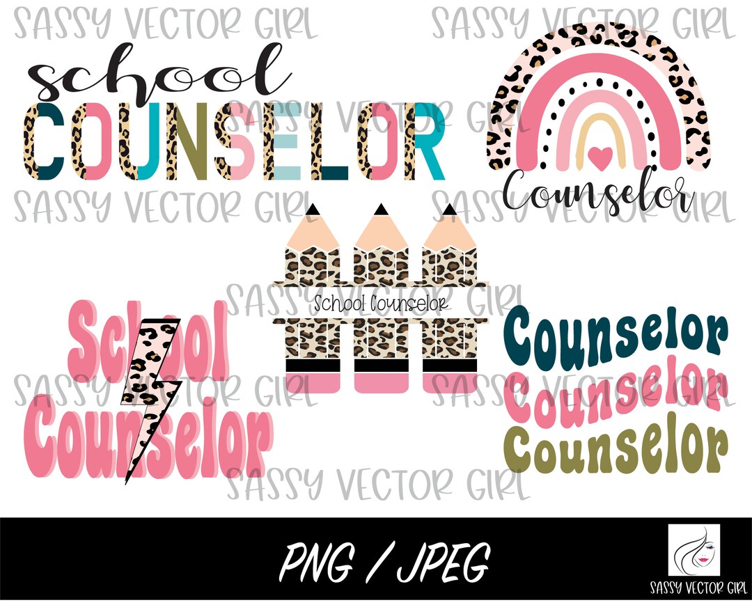 Counselor Png Bundle, School Counselor Svg Bundle, Counselor Shirt Svg ...