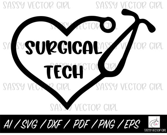 Surgical Tech Svg ST Svg Surgical Life Png Surgical - Etsy