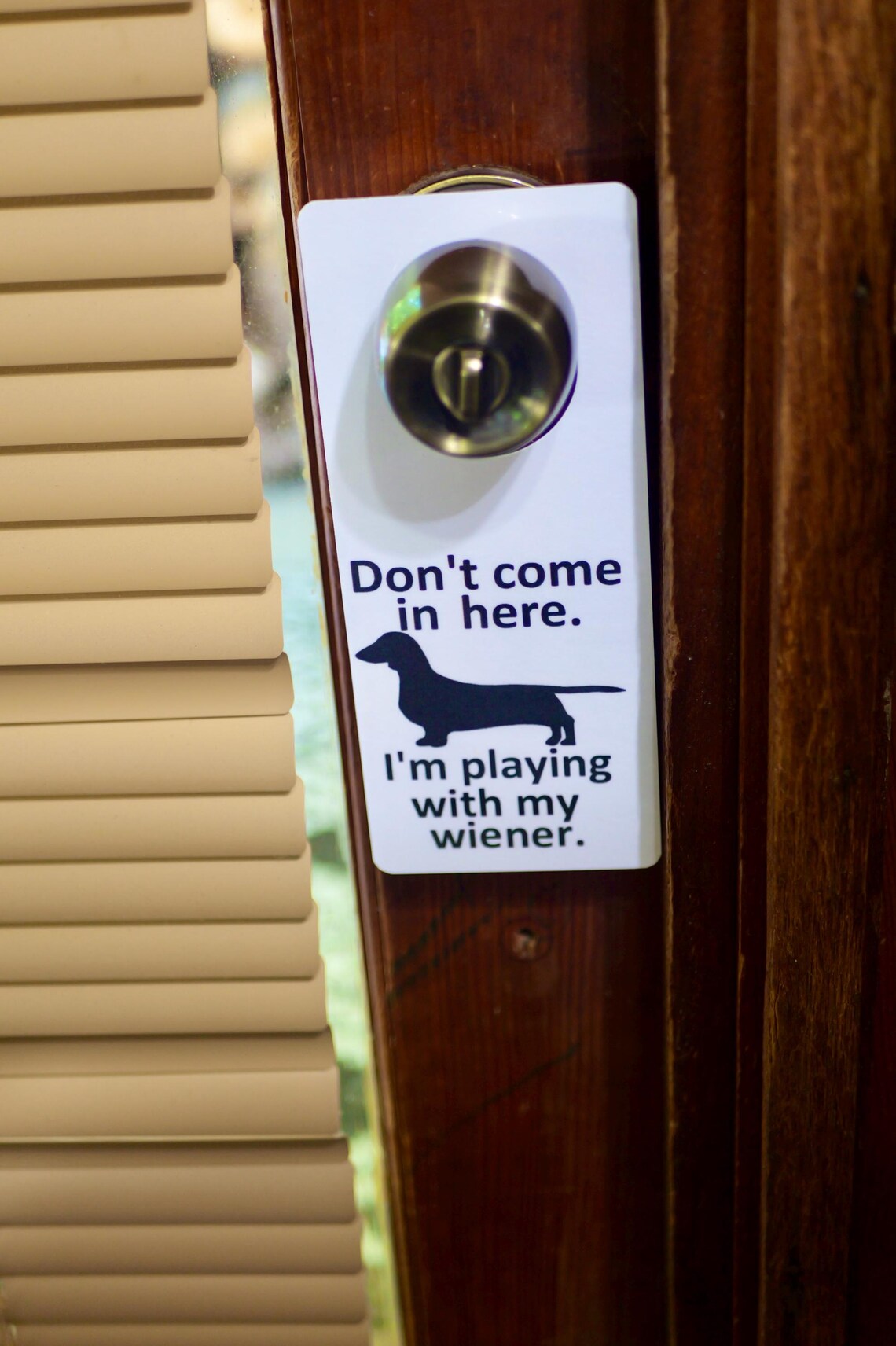 Dachshund Wiener Dog Sign. Free US Shipping. Dry Erase Board. Doxie ...