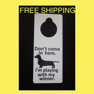 Dachshund Wiener Dog Sign. Free US Shipping. Dry Erase Board. Doxie ...