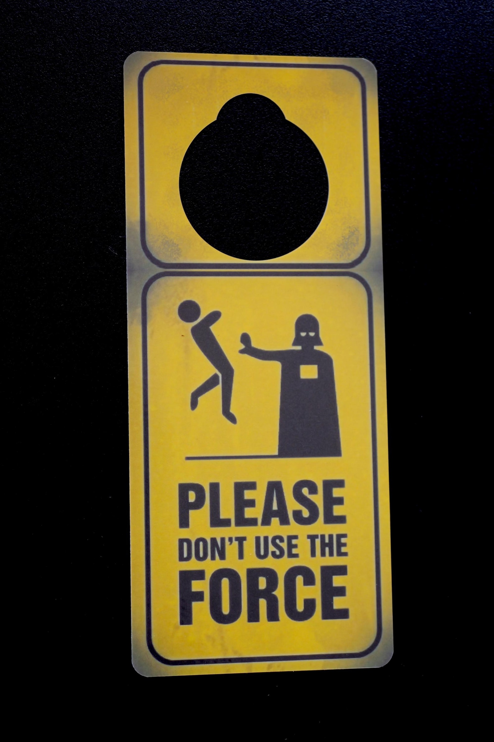 Star Wars Door Hanger. FREE US SHIPPING. Jedi Force Sign and Dry Erase ...