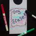 Dachshund Wiener Dog Sign. Free US Shipping. Dry Erase Board. Doxie ...