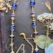 Wizard Prodigy Gold Eyeglass Chain | Czech Crystals | Sapphire Crystal ...