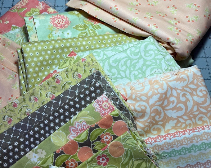 Destash Fabric, More Than 12 2/3 Yards Moda Fig Tree Fabric, Mirabelle ...