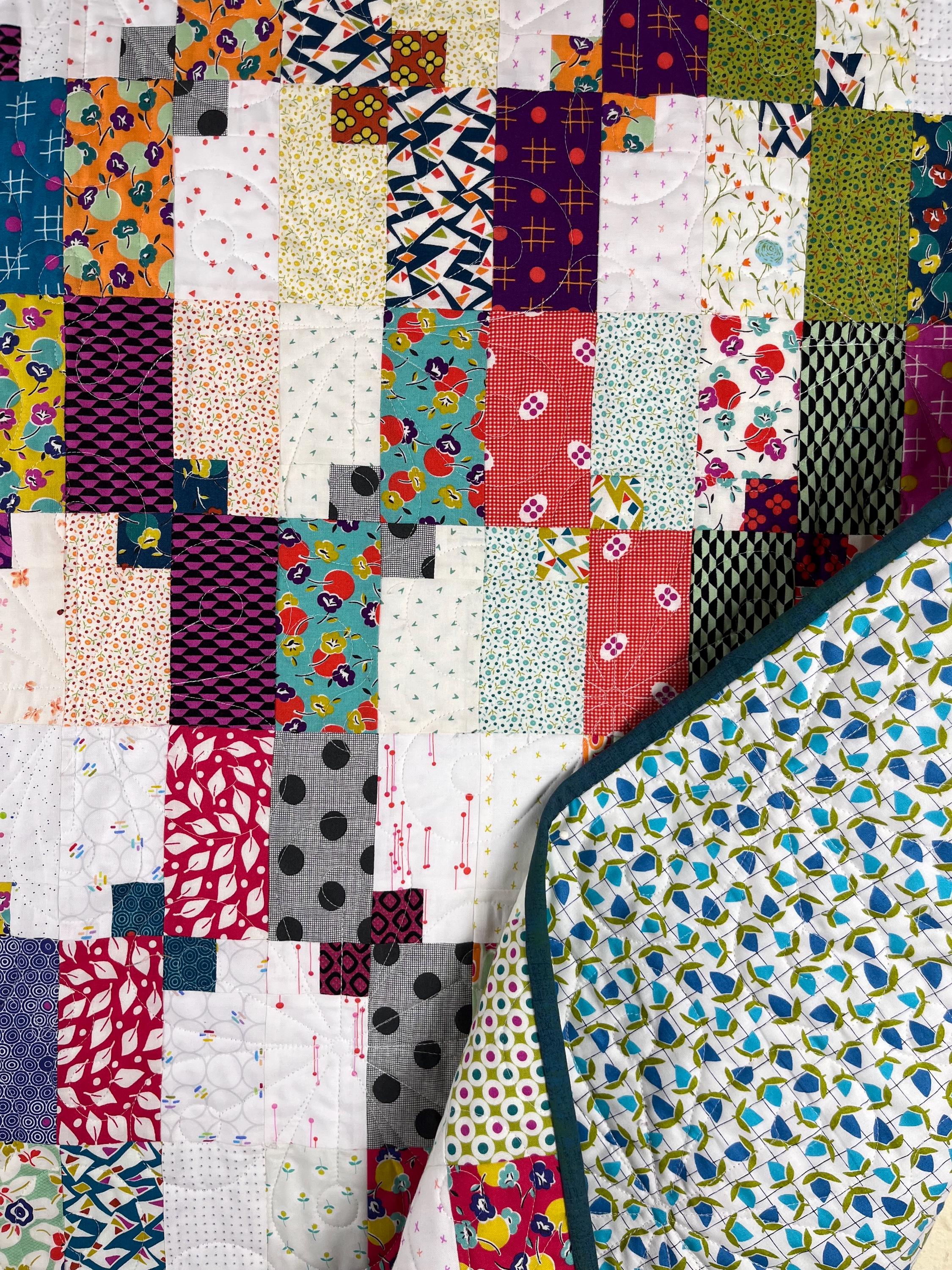 Scrap Quilt, Bohemian Quilt, Quilt for Sale, Lap Quilt, Throw Quilt, Finished Quilt, Handmade ...