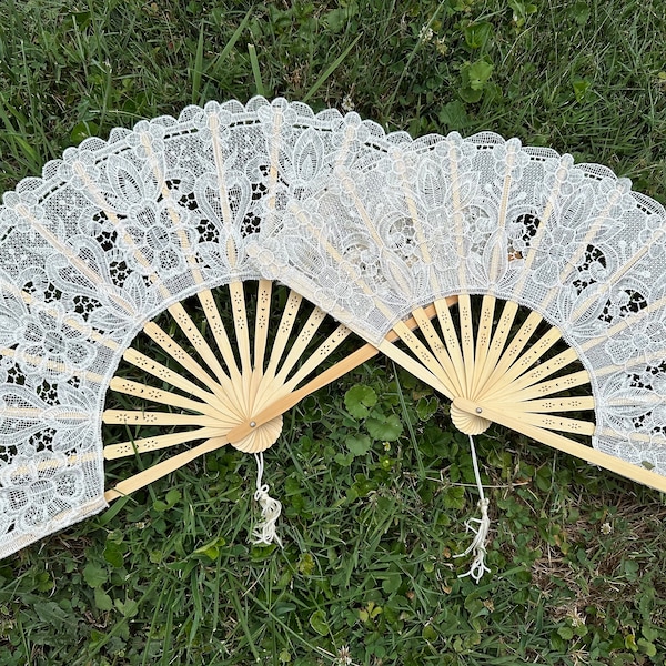 Lace Fan - Etsy