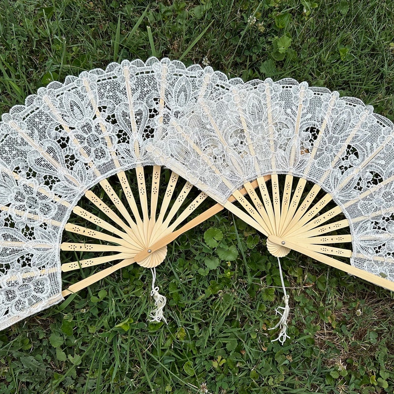 Lace Fan - Etsy