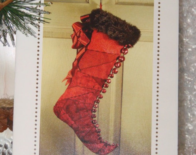 Victorian Elf Stocking Sewing Pattern OOP - Etsy