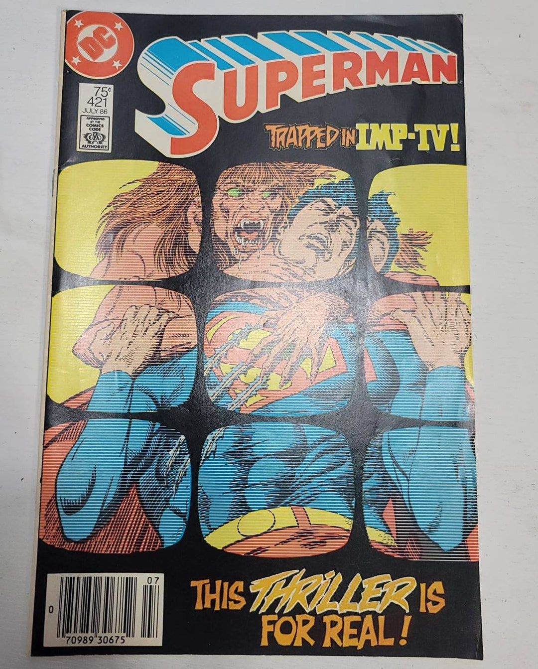 Vintage Superman Comic/ 1986 DC Comicbook/ Man of Steel/ Highly ...