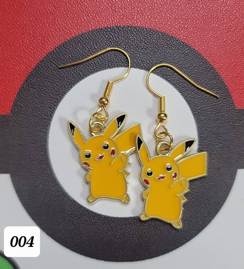Anime Character Earrings/ Starters/ Favorite Anime Earrings / Gotta ...