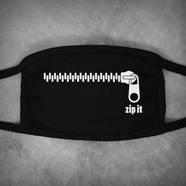 Zipper Face Mask - Etsy