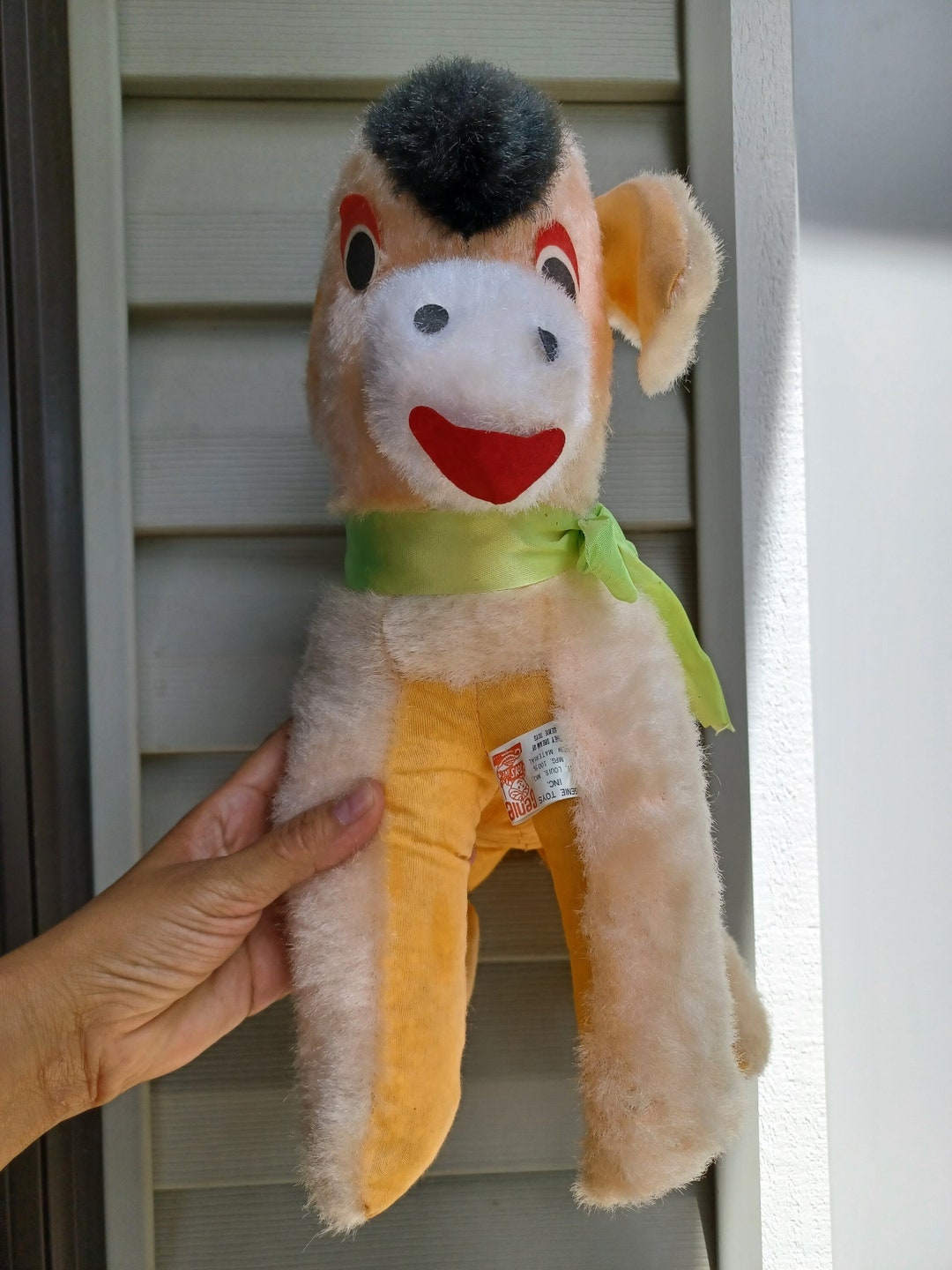 SALE Vintage 1960s Cute Kitschy Peach-pink Stuffed Donkey Mule Genie ...