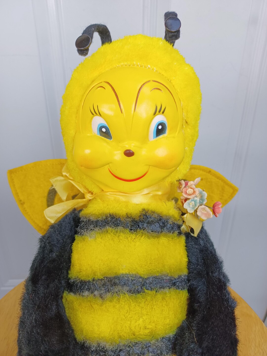 Vintage Rubber Face Gund Bee Anthropomorphic Kitschy Stuffed Animal - Etsy