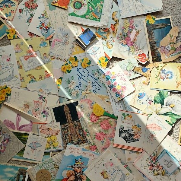 Vintage Greeting Cards - Etsy