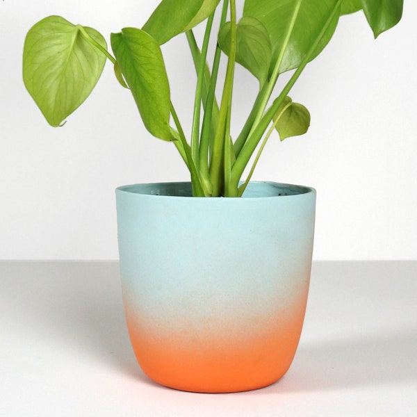 Colorful Flower Pots - Etsy