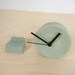 Handmade Stoneware Off-center Clock, Modern Desk Clock - Etsy