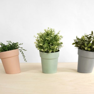 Distorted Planter, Modern Skew Design Pot for Flower or Plant - Herbs ...